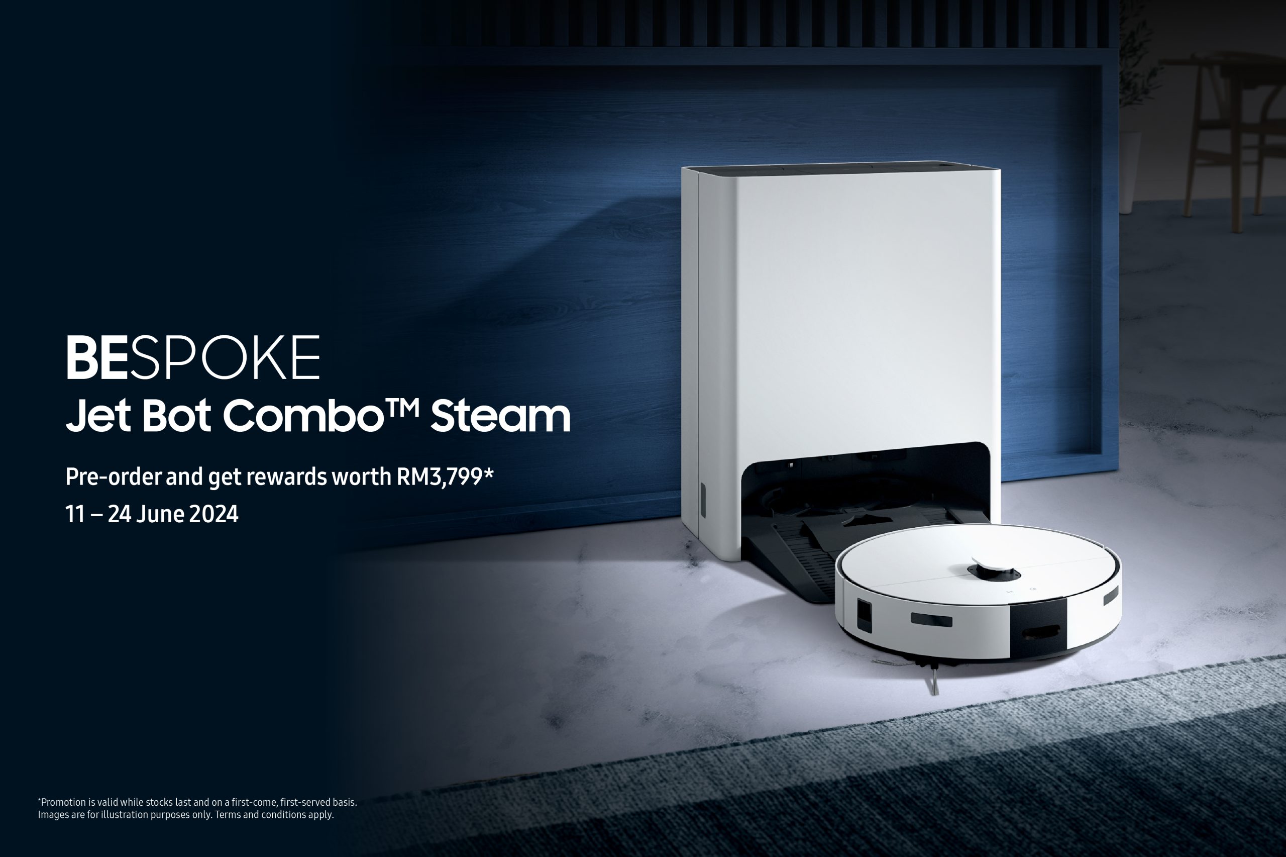 Pre-Order the BESPOKE Jet Bot Combo™ Steam Today + FREE Samsung Smart ...